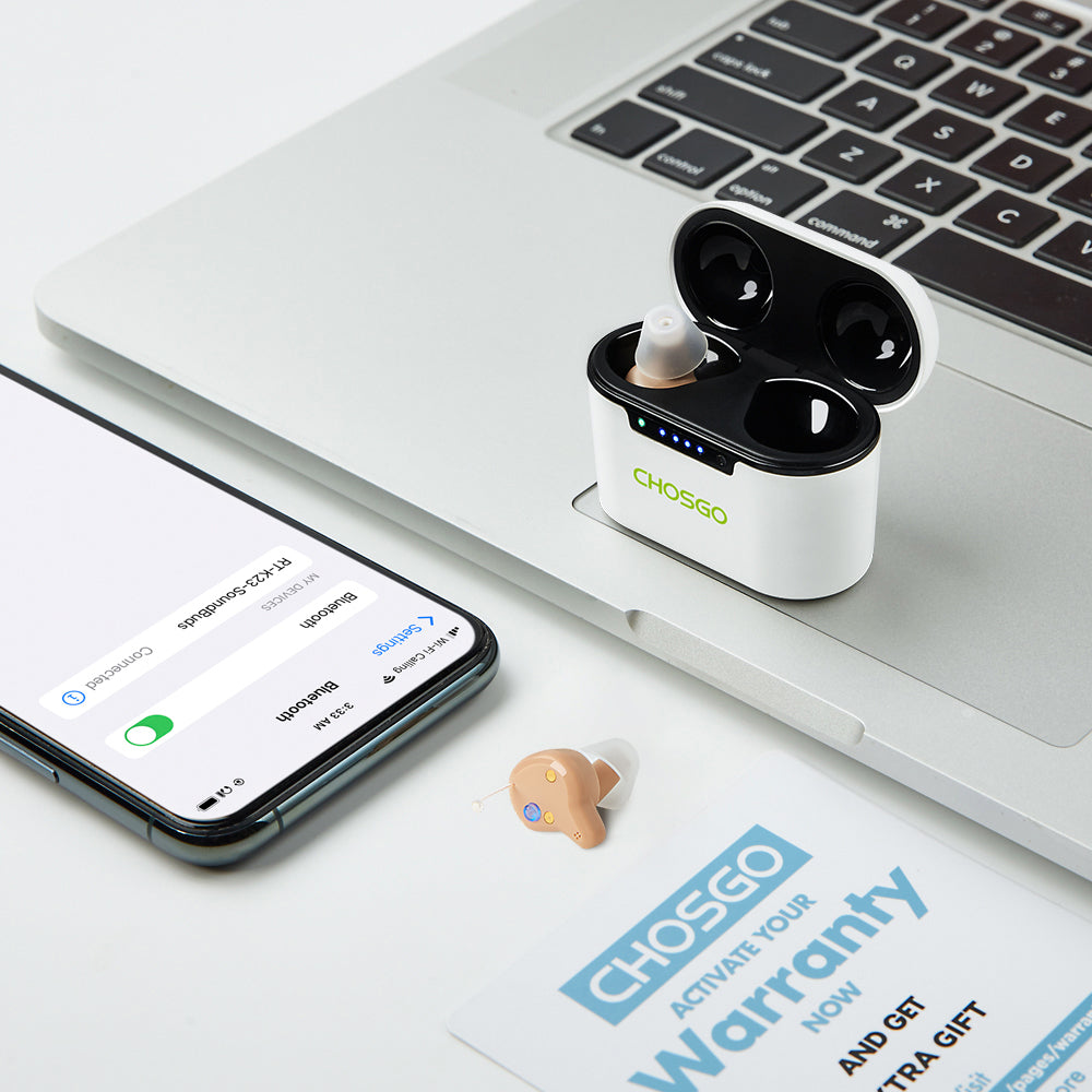 K23 Bluetooth OTC Hearing Aids | Calling & Music | CHOSGO – CHOSGO Hearing